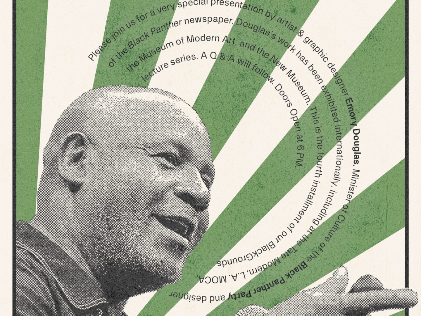 BLACKGROUNDS: Emory Douglas at the ICA - VCUarts