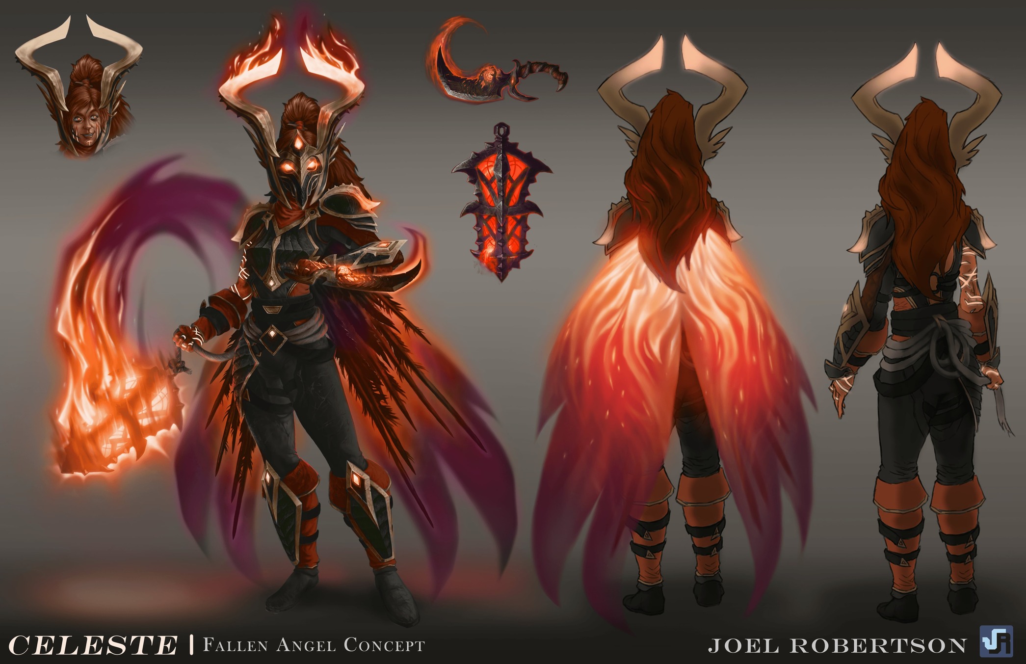 Celeste, Fallen Angel Concept - VCUarts